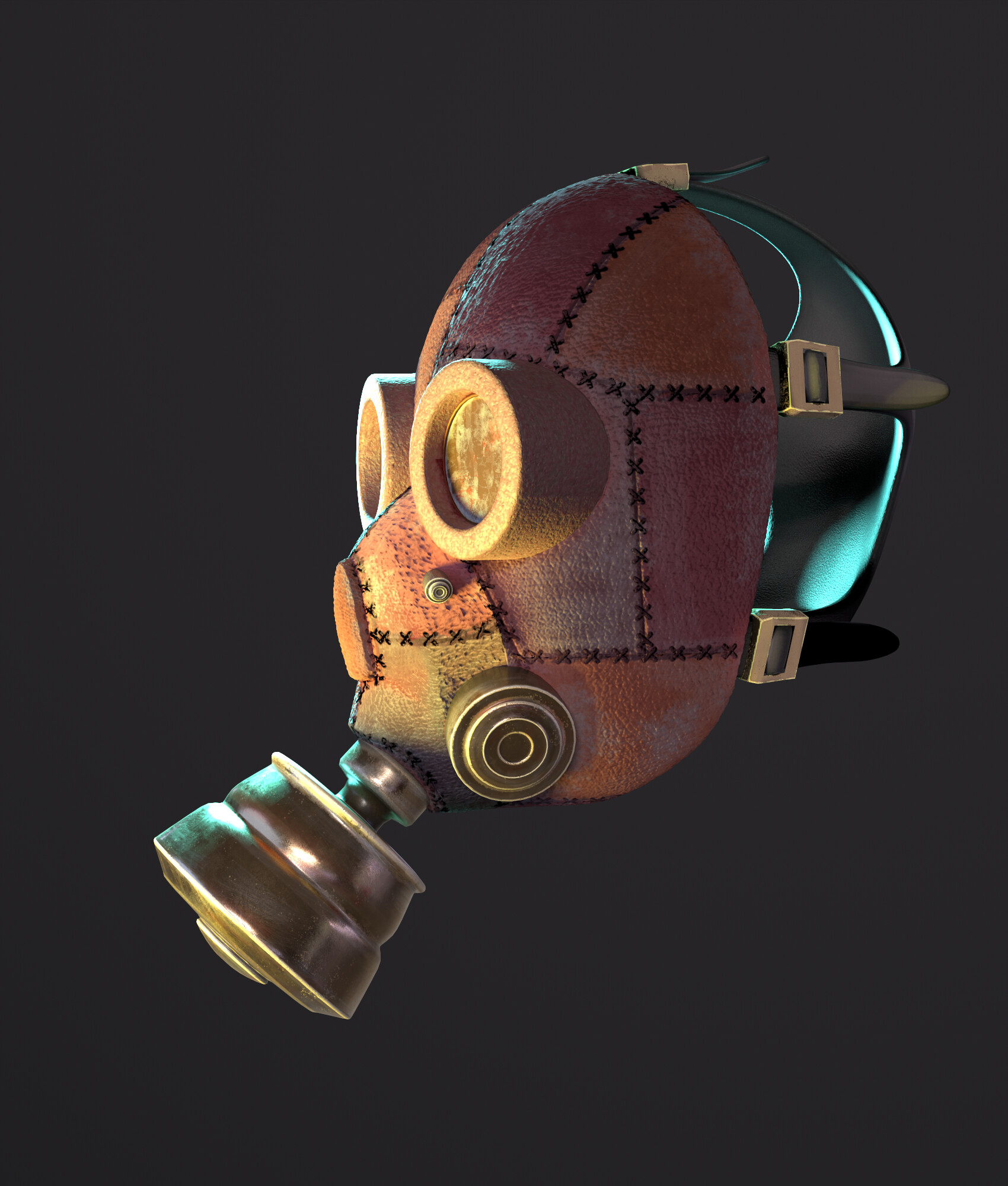 ArtStation - Leather Gas Mask