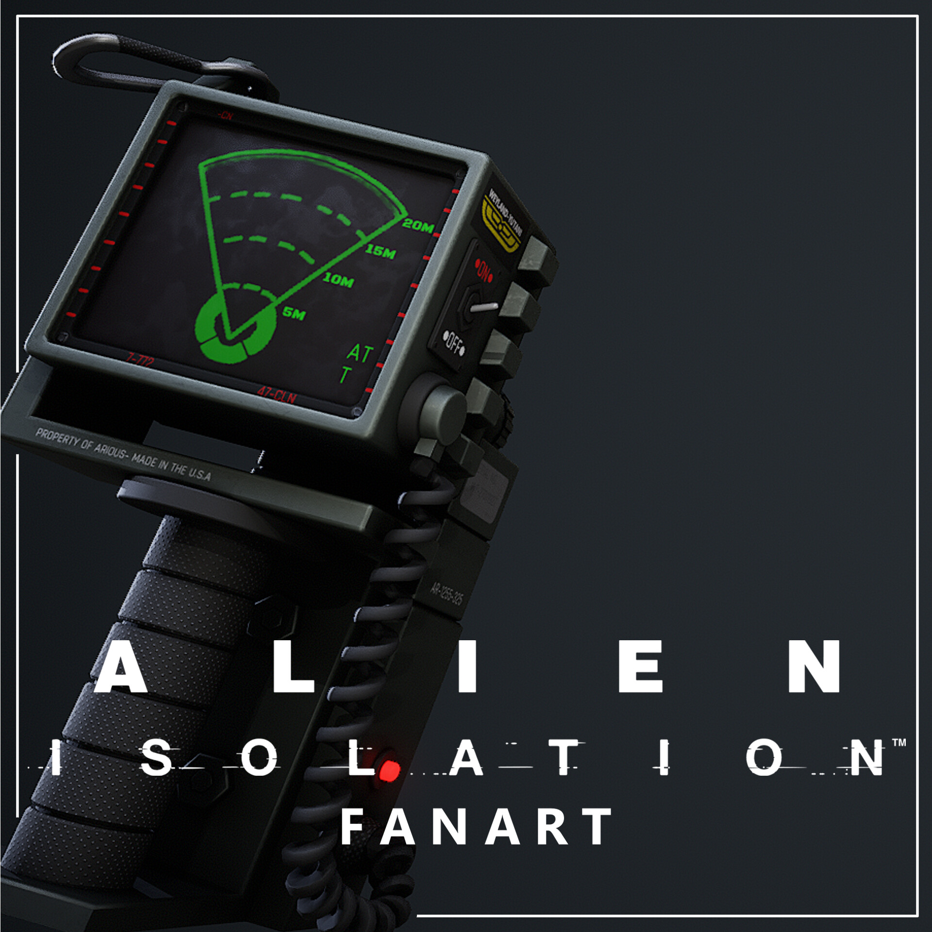 ArtStation - Motion Sensor Alien Isolation FanArt