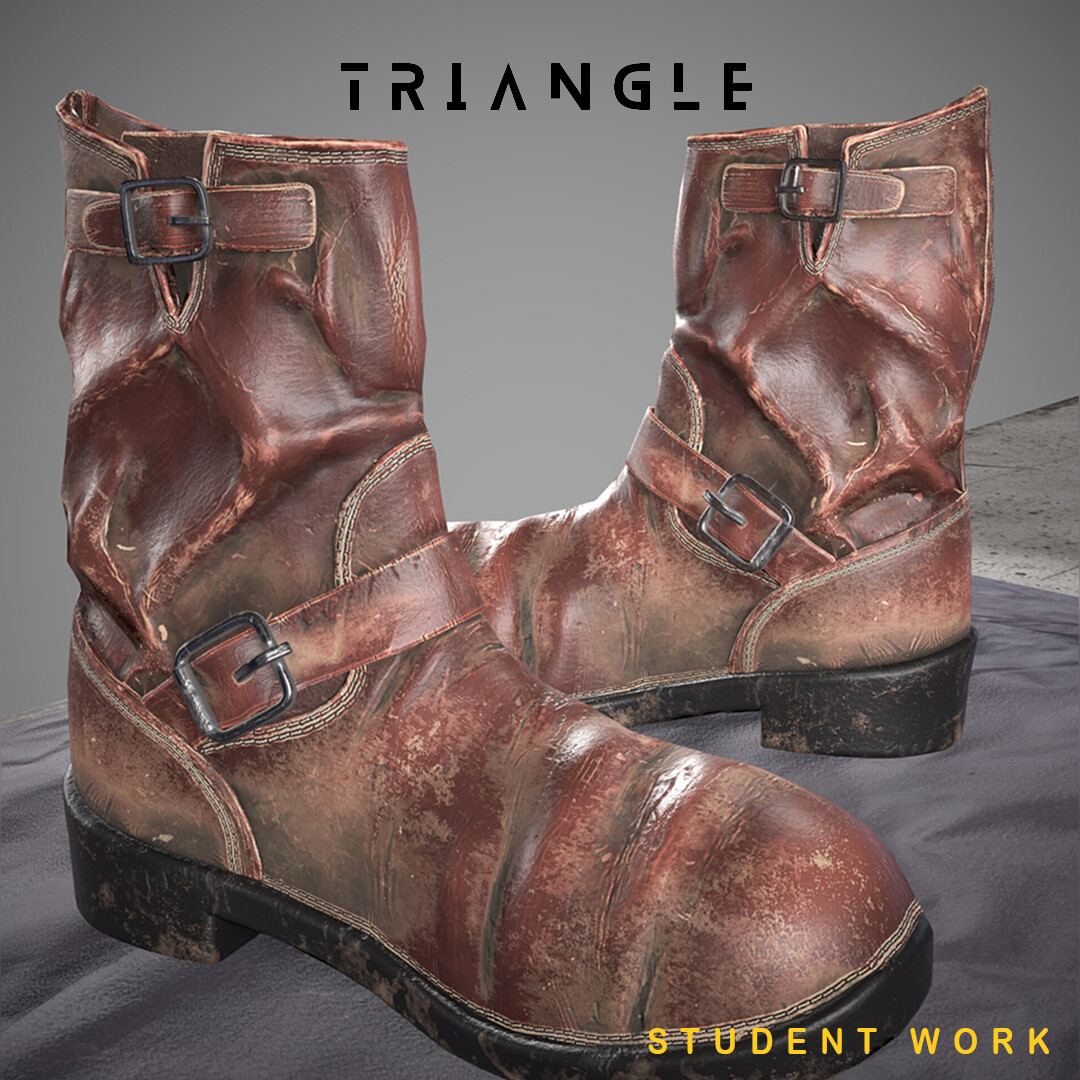 ArtStation - Leather boots
