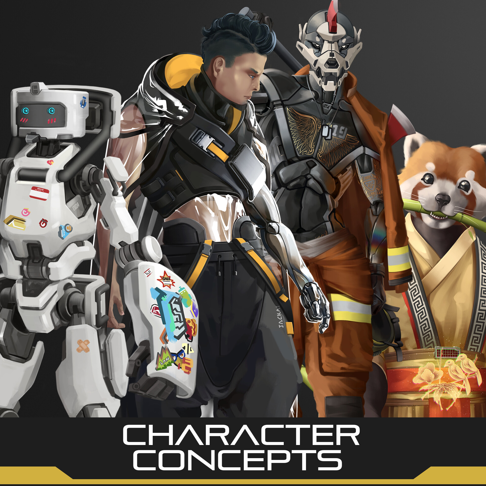 ArtStation - Cyberpunk Character Concepts