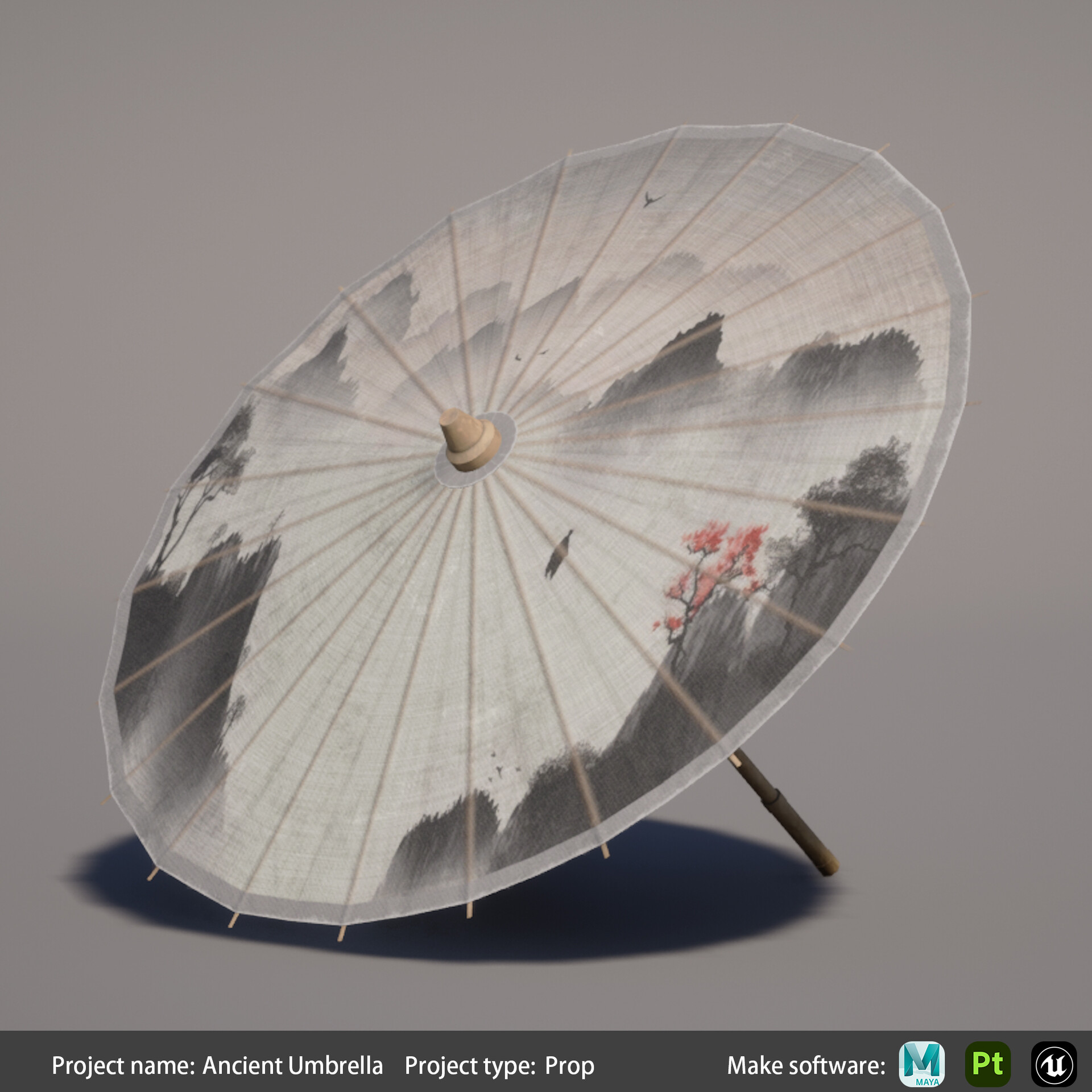 ArtStation - An ancient umbrella