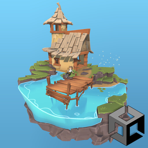 ArtStation - Floating Island (Unity)