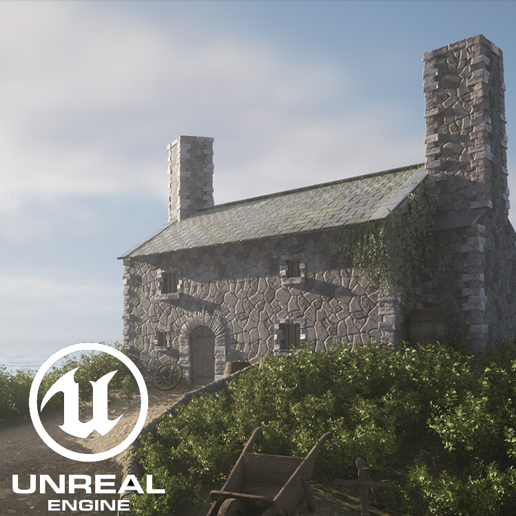 ArtStation - Farmhouse - Mood Studies (Garreg Fawr)