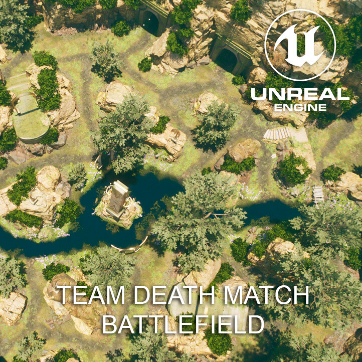 ArtStation - Team Death Match Battle Field.
