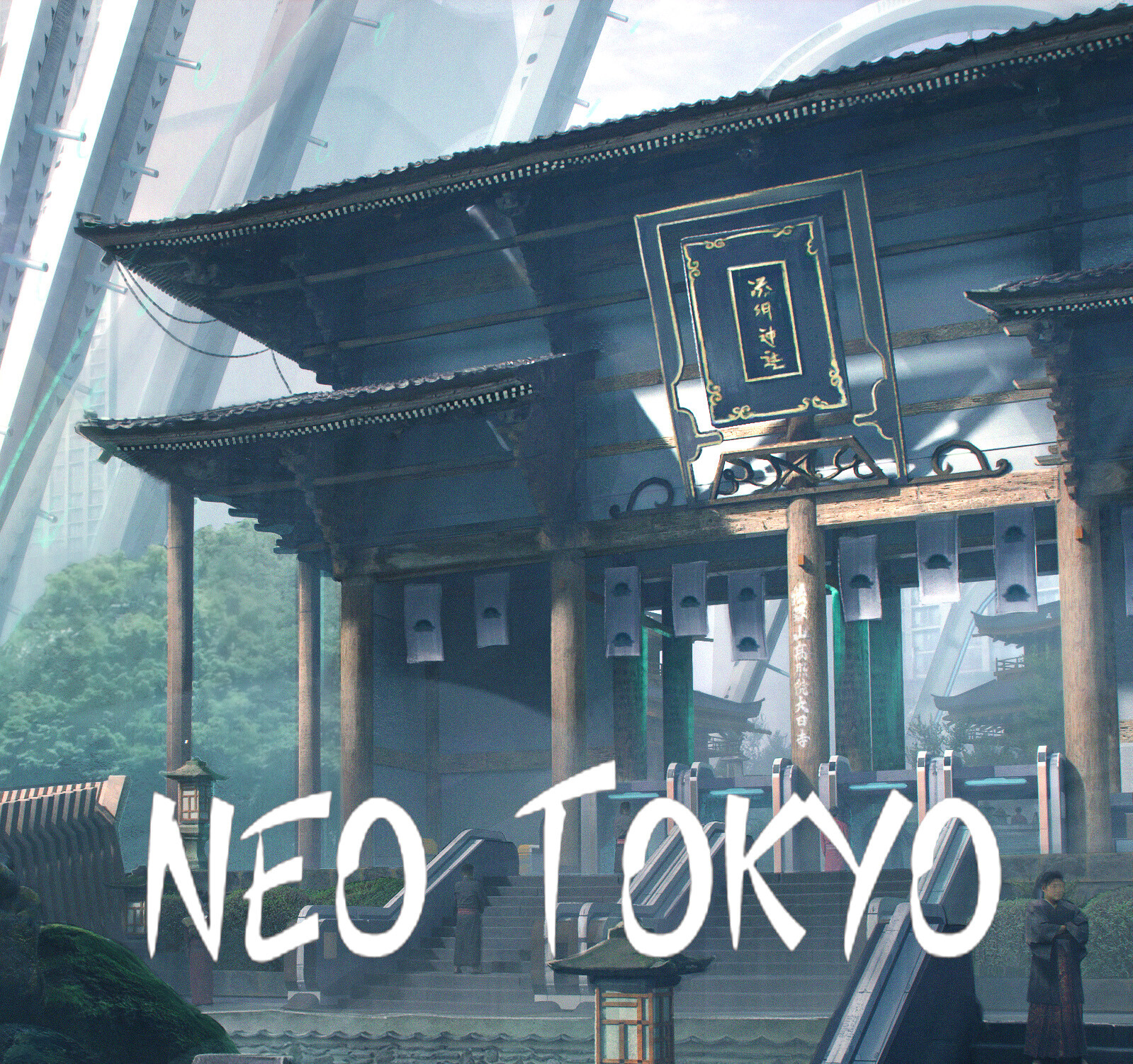 Yari Lute - TimeLocked Garden - NeoTokyo Artstation Challenge