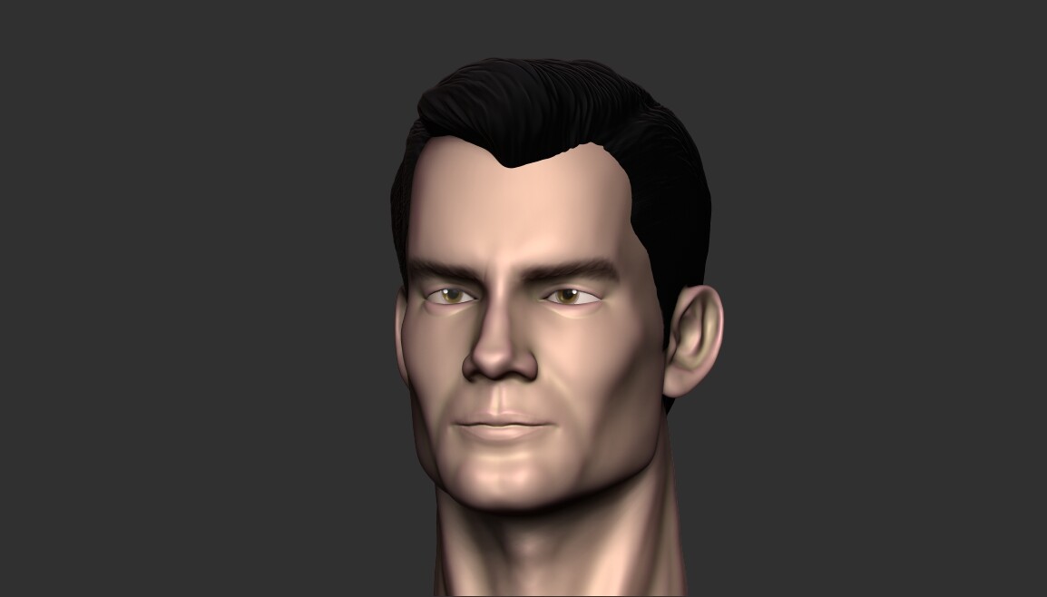 ArtStation - Superman Head Sculpt_v01