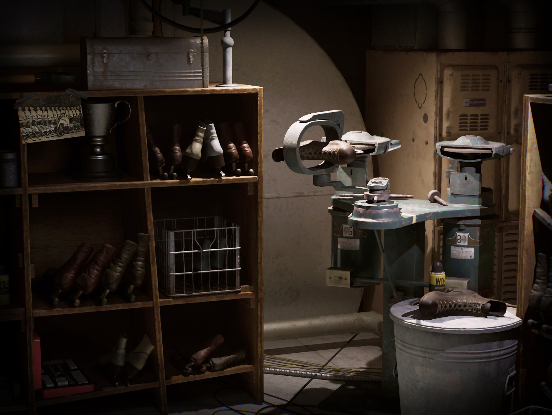 ArtStation - 1950's Ice Rink Storage Room