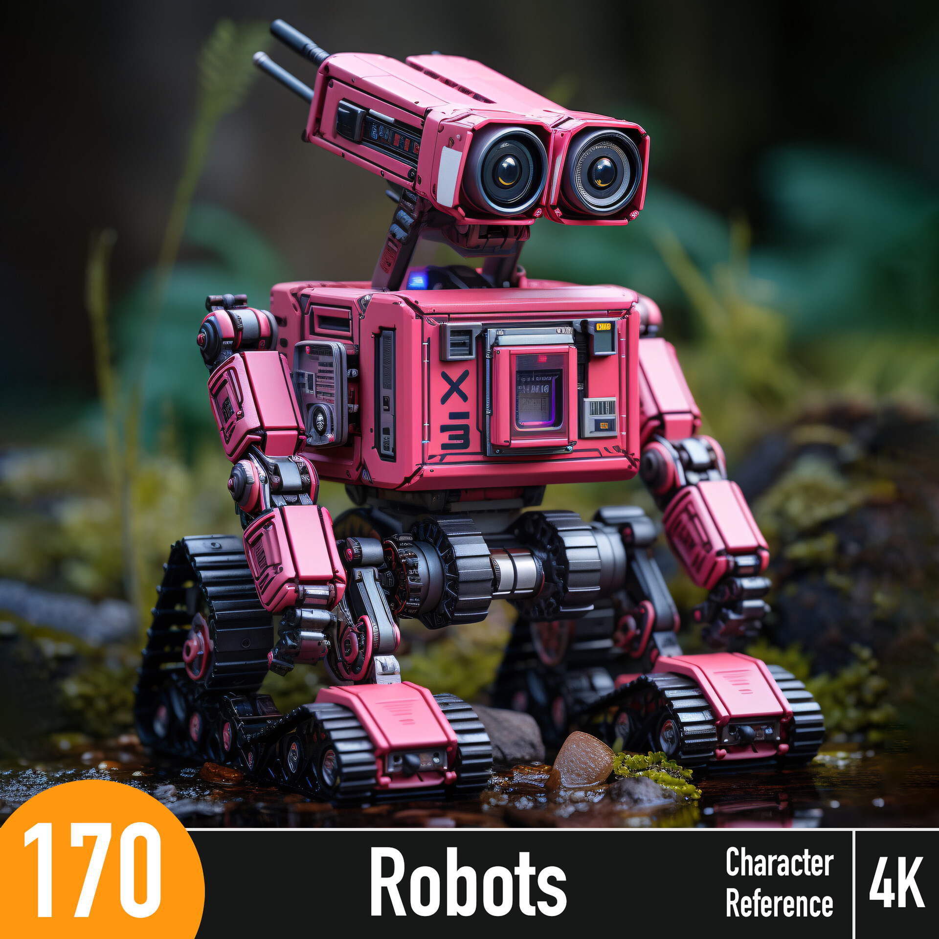 ArtStation - 170 Robots Character Concept (4k)
