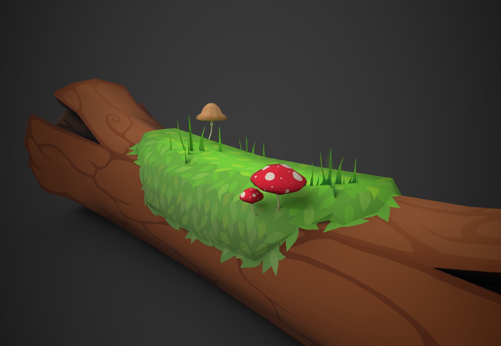 ArtStation - Fallen tree