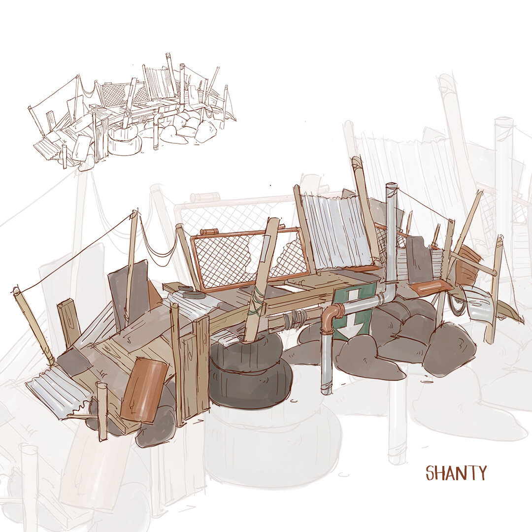 ArtStation - Bridge - Environment Prop Design