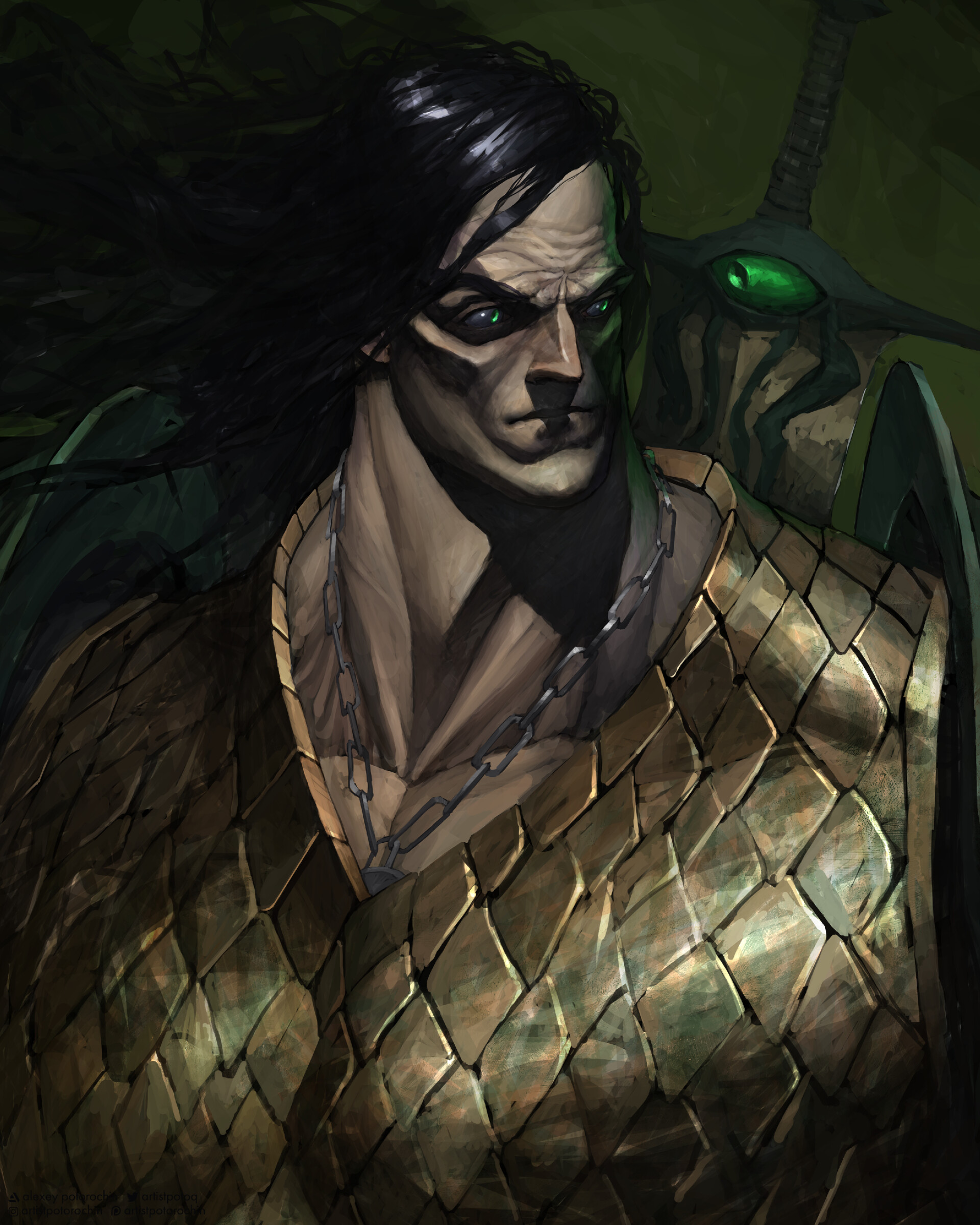 ArtStation - The Lost Primarch of the 2nd Legion, before the Great Crusade