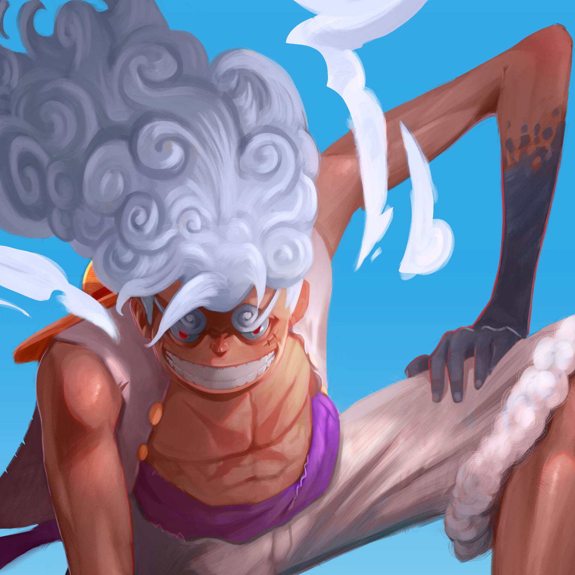 ArtStation - Luffy Gear 5