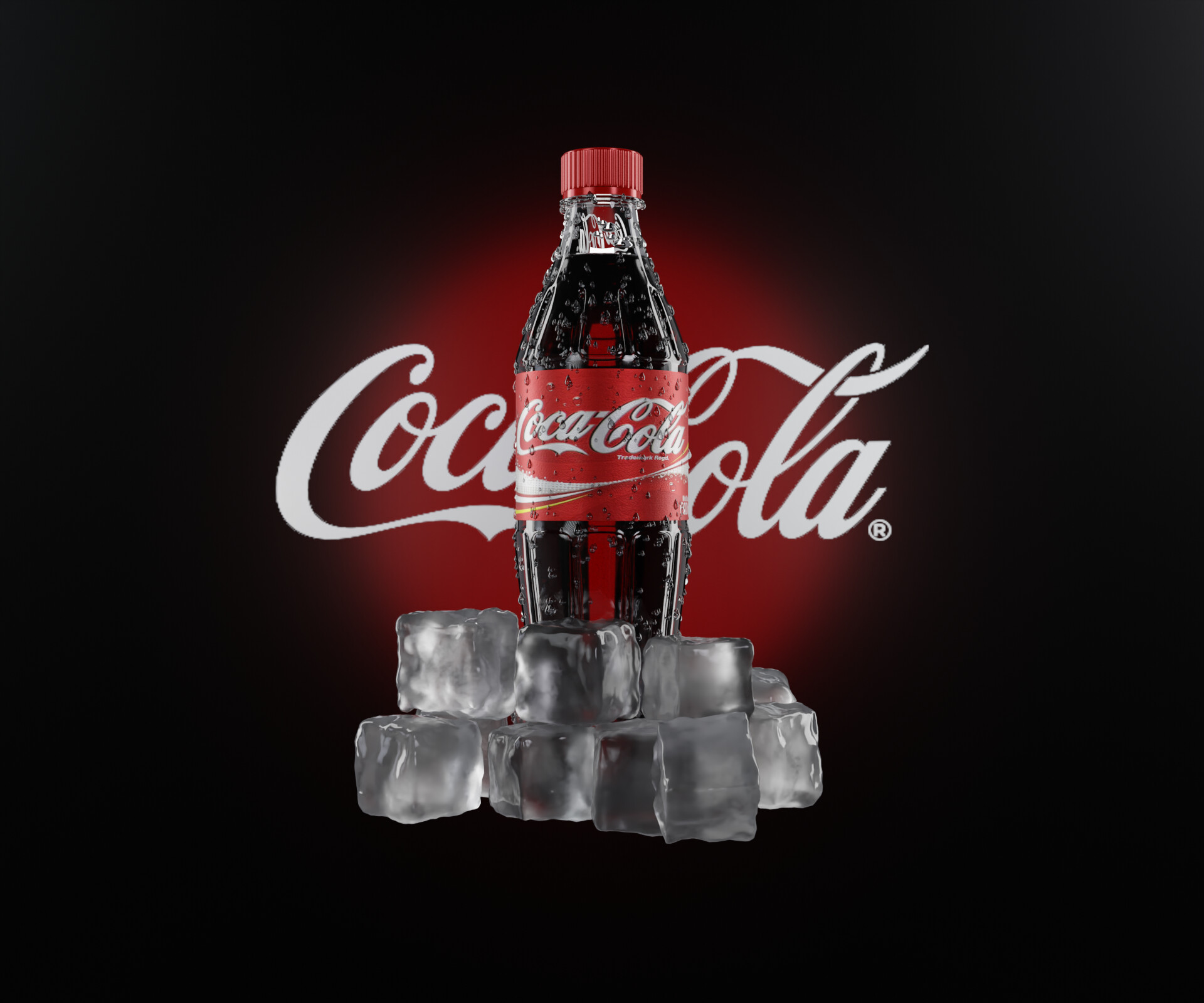 ArtStation - CGI Product Cola Bottle