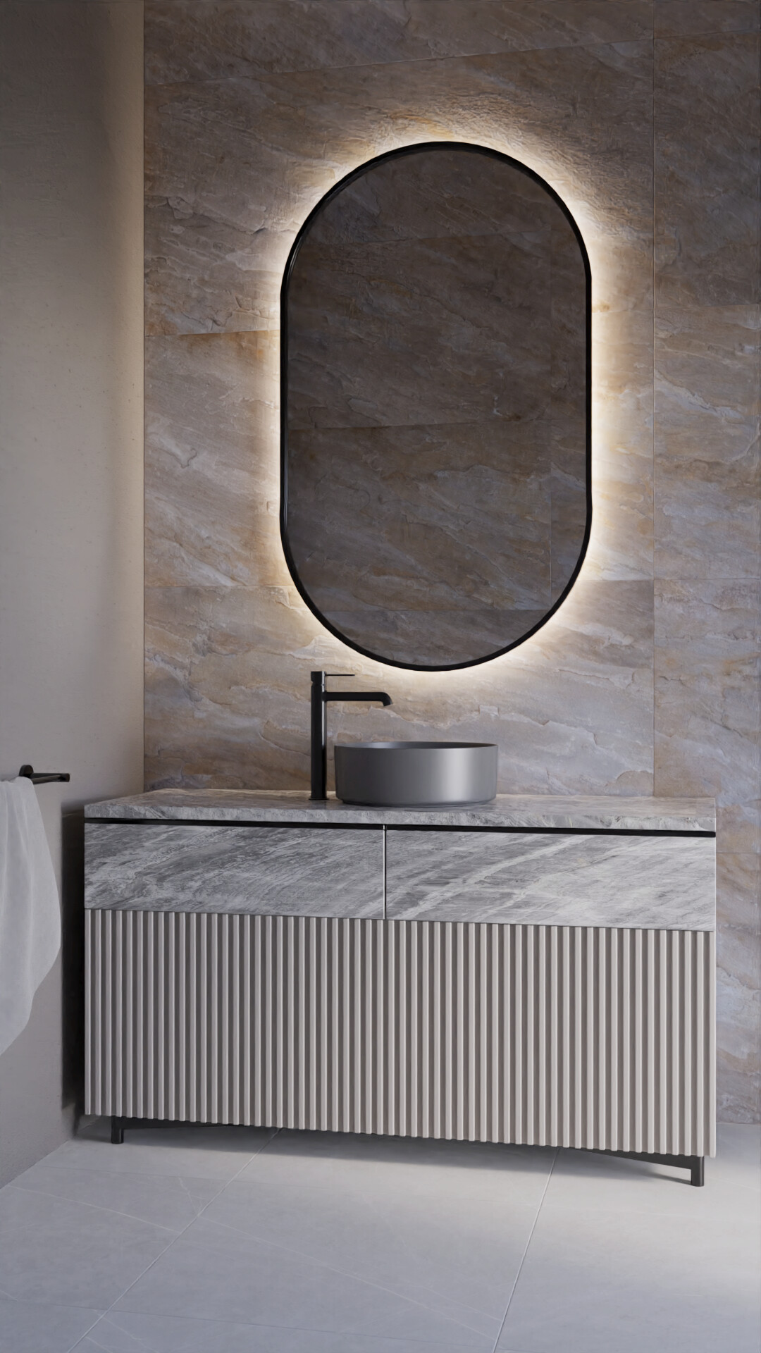 ArtStation - Barberystone bathroom tiles animation