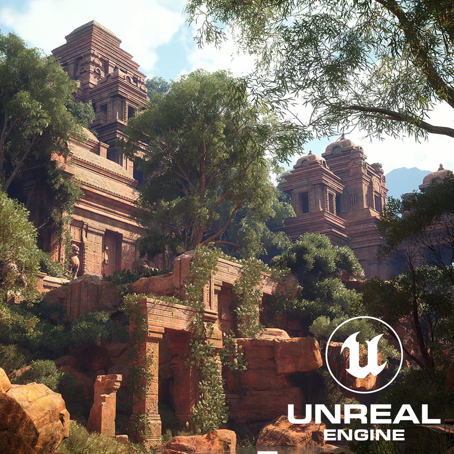 ArtStation - Ancient Temple Environment in UE5