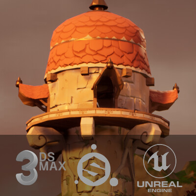 ArtStation - Stylized Tower
