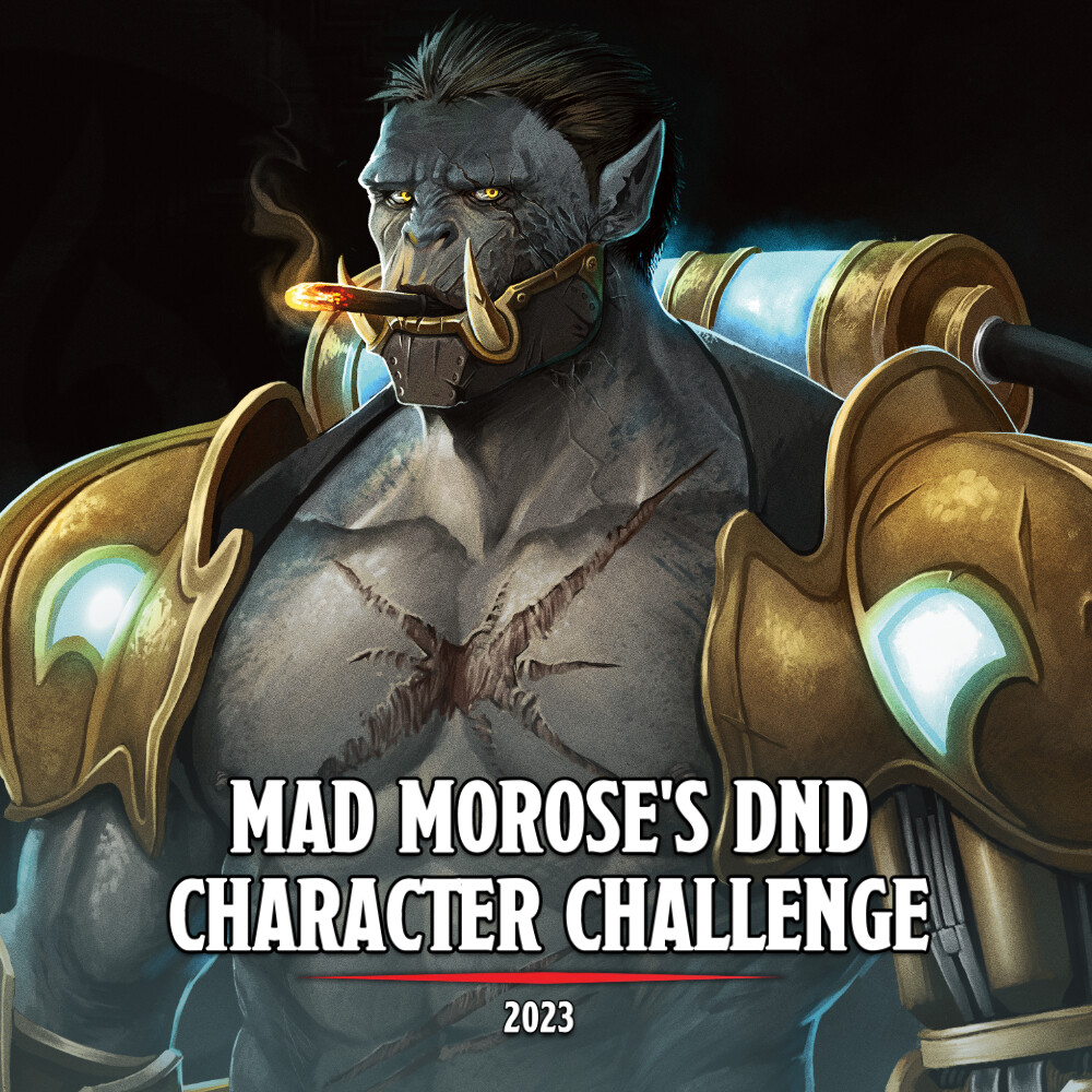 ArtStation - Mad Morose's DnD Character Challenge - Metal Pen: Orc ...