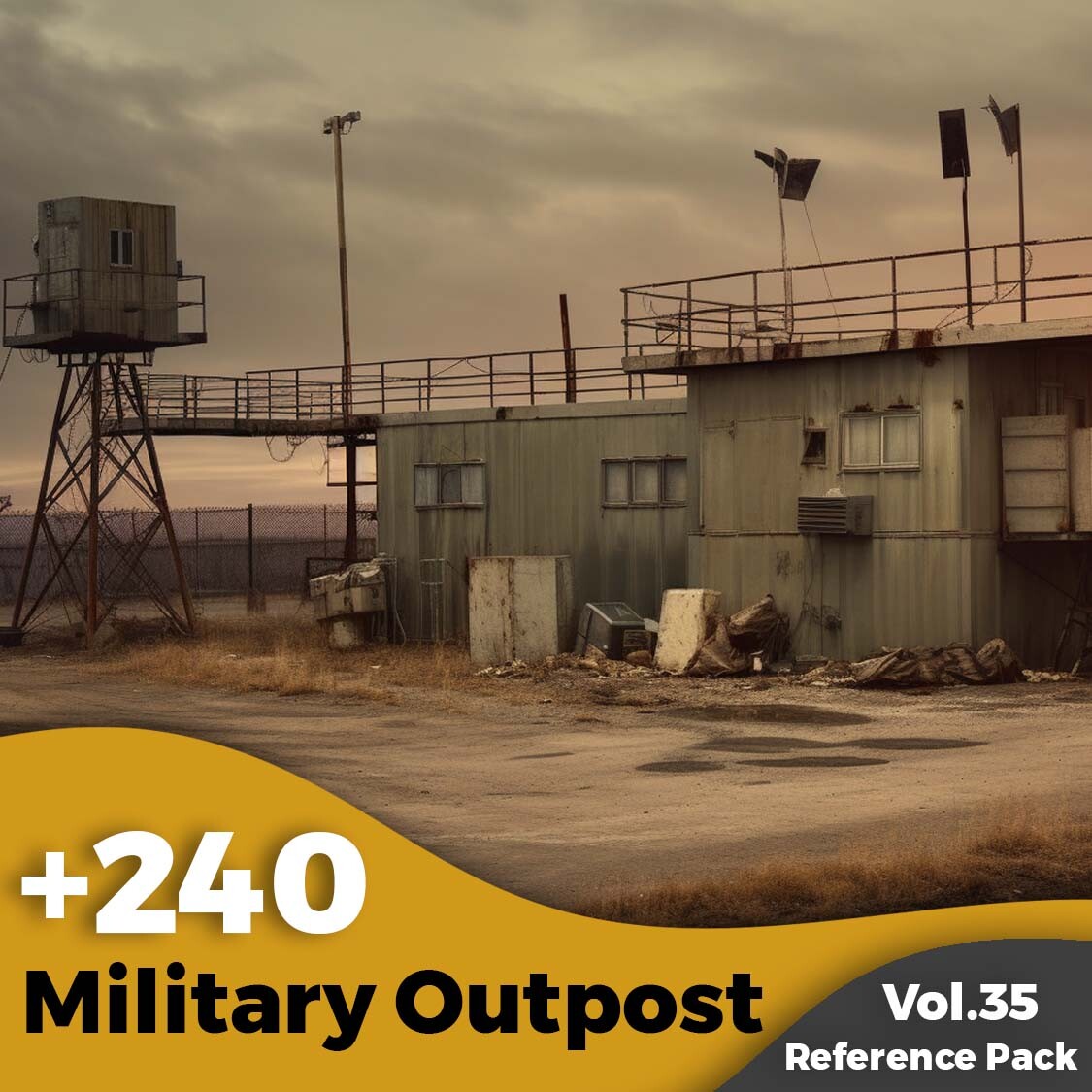 ArtStation - +240 Military Outpost Reference Images (4k) | Vol_35