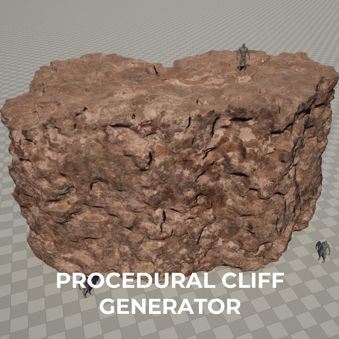 ArtStation - Procedural Cliff Generator - Unreal 5 / Houdini
