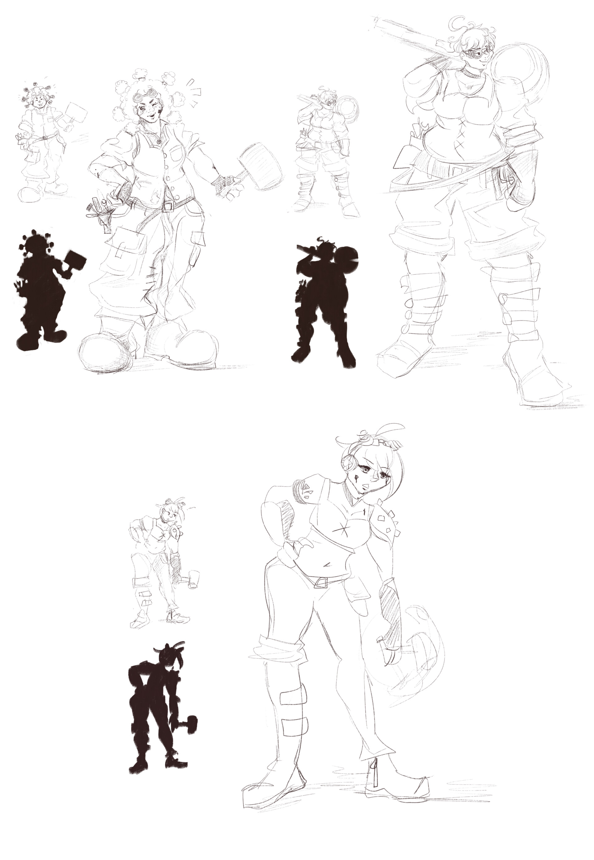 ArtStation - RPG Character Concept Sketches