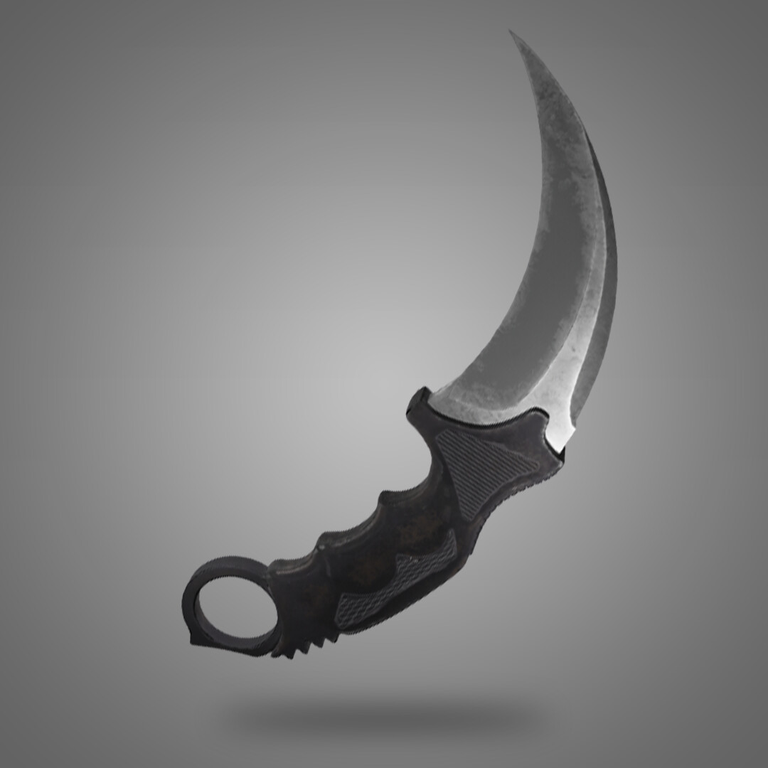 ArtStation - Karambit Knife - Game Ready Model