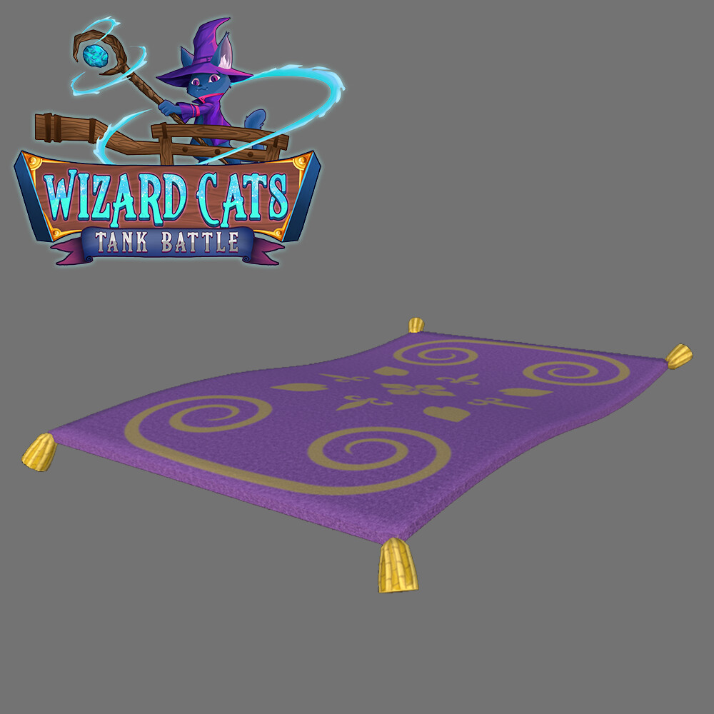 ArtStation - Magic Carpet | Wizard Cats Tank Battle