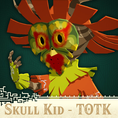 ArtStation - Legend of Zelda: Tears Of The Kingdom - Skull Kid