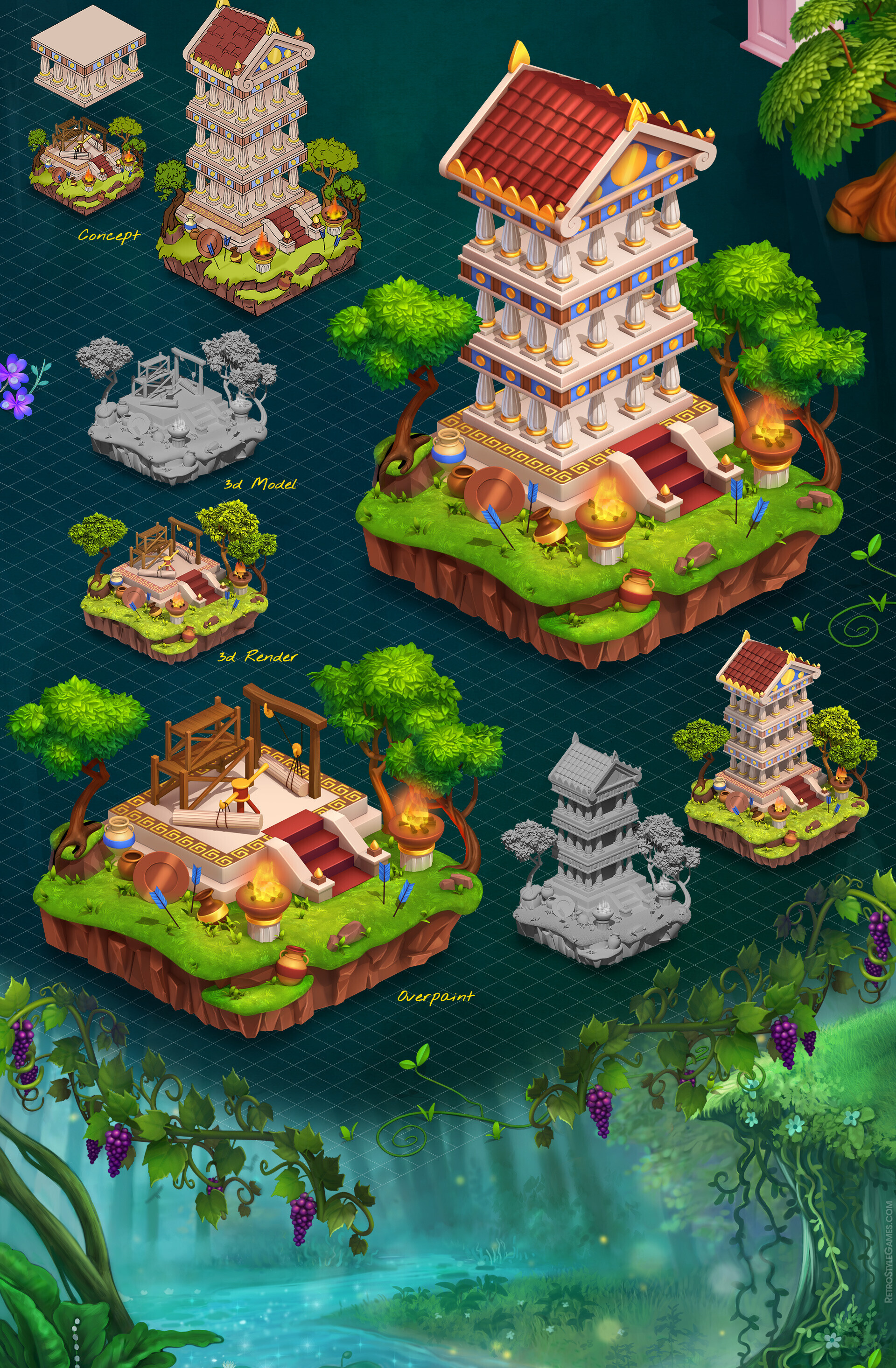 ArtStation - Fantasy Game Environment Design – 3D Art and Background