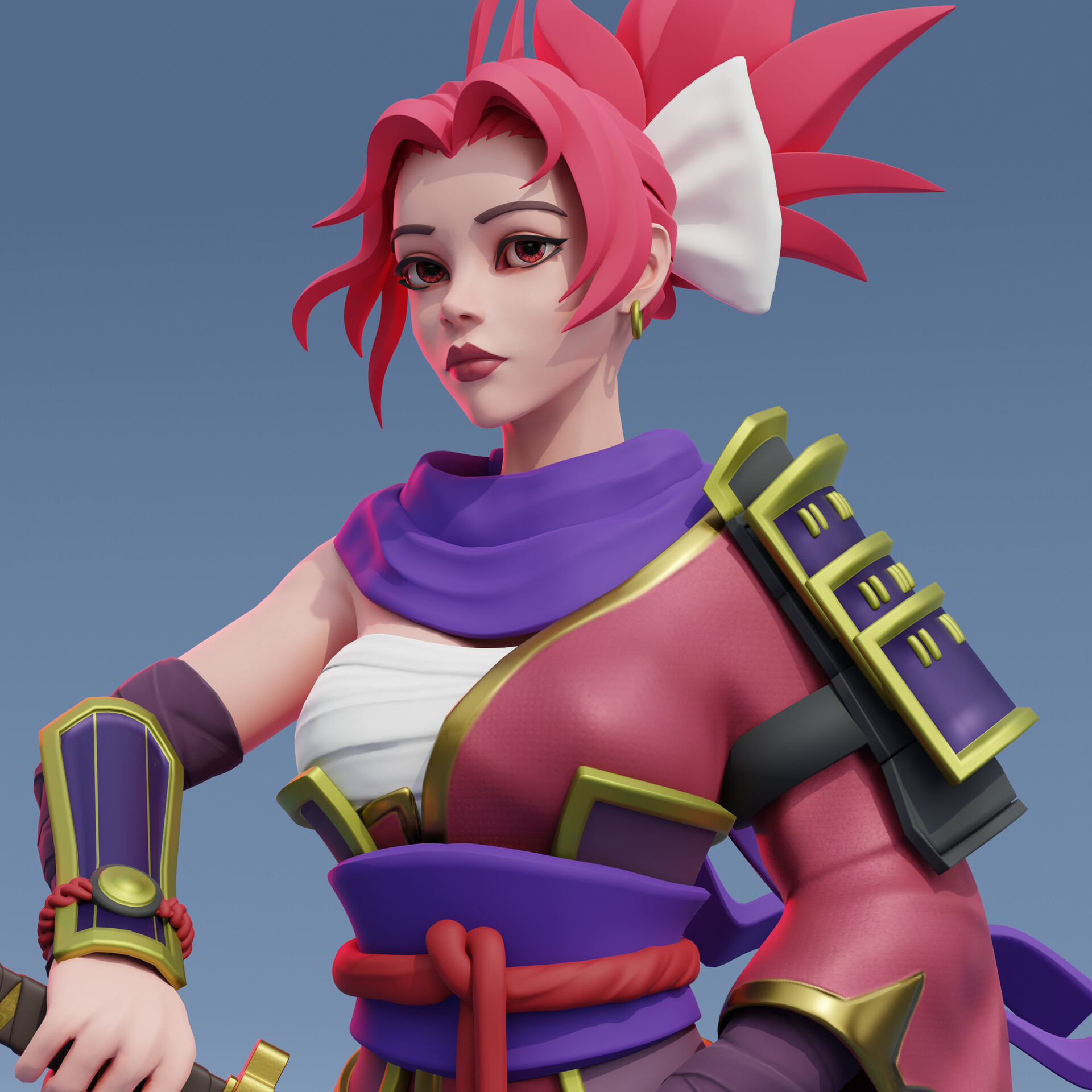 ArtStation - Samurai girl