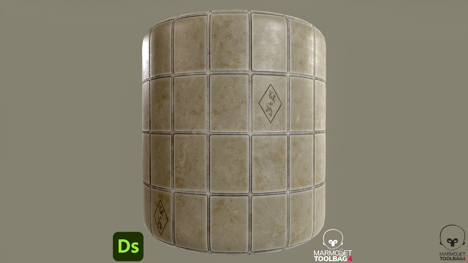 ArtStation - Ceramic Tiles for Bathroom