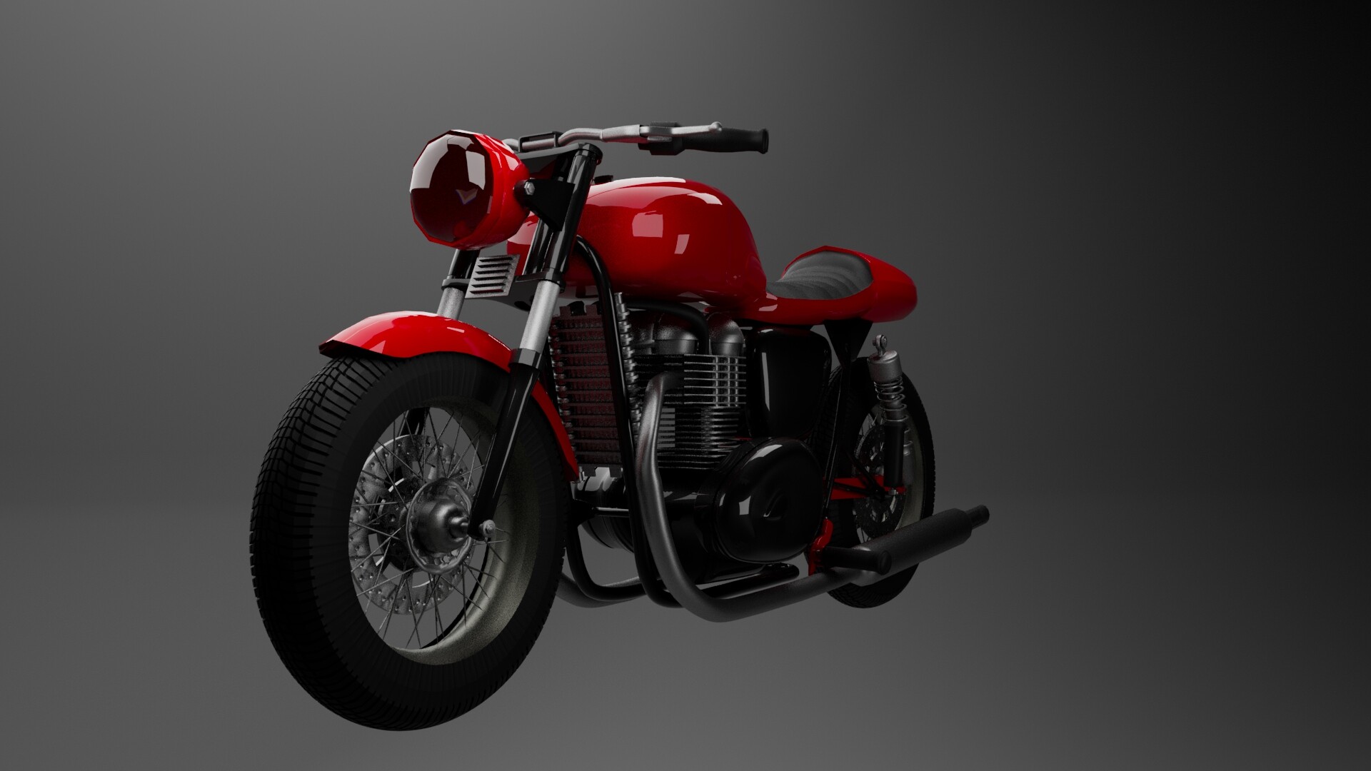 ArtStation - Triumph Boneville Attribute