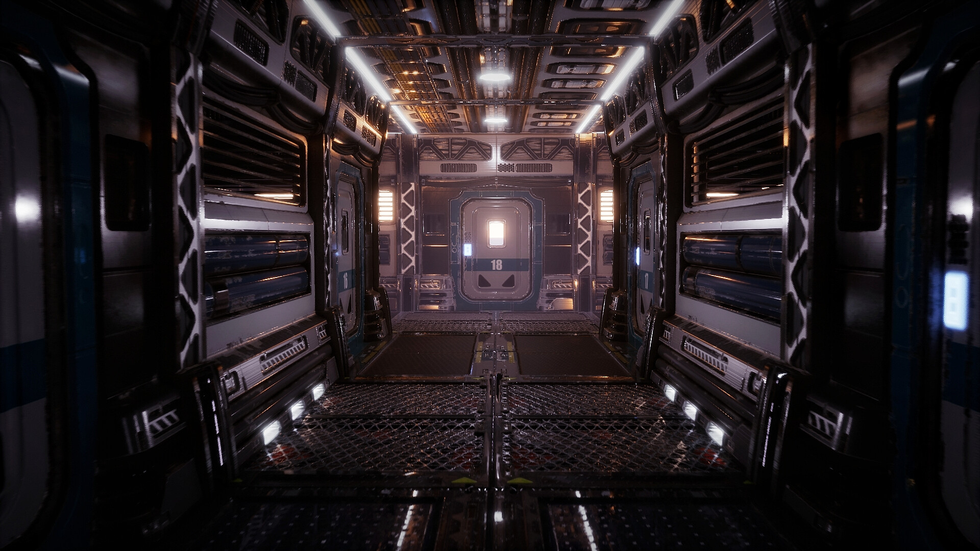 ArtStation - Sci Fi Hallway
