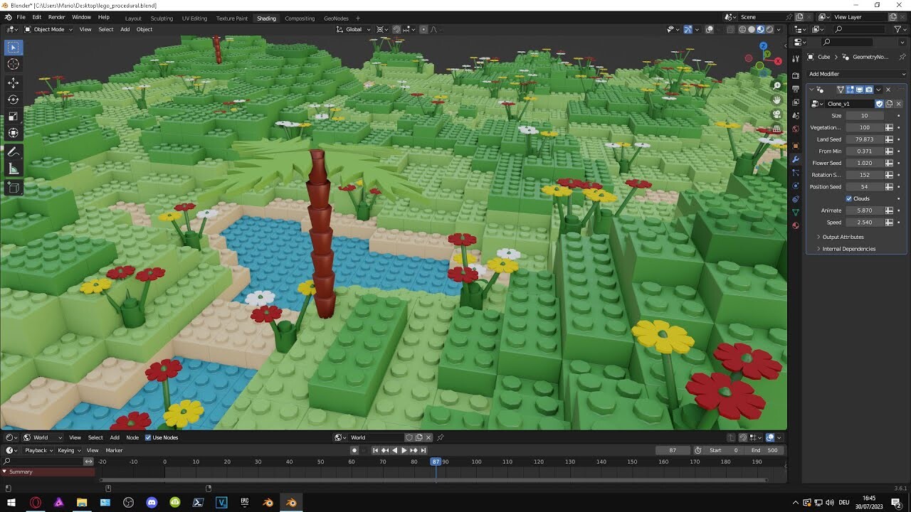 ArtStation - Lego Landscape UEFN Game Ready + tutorial