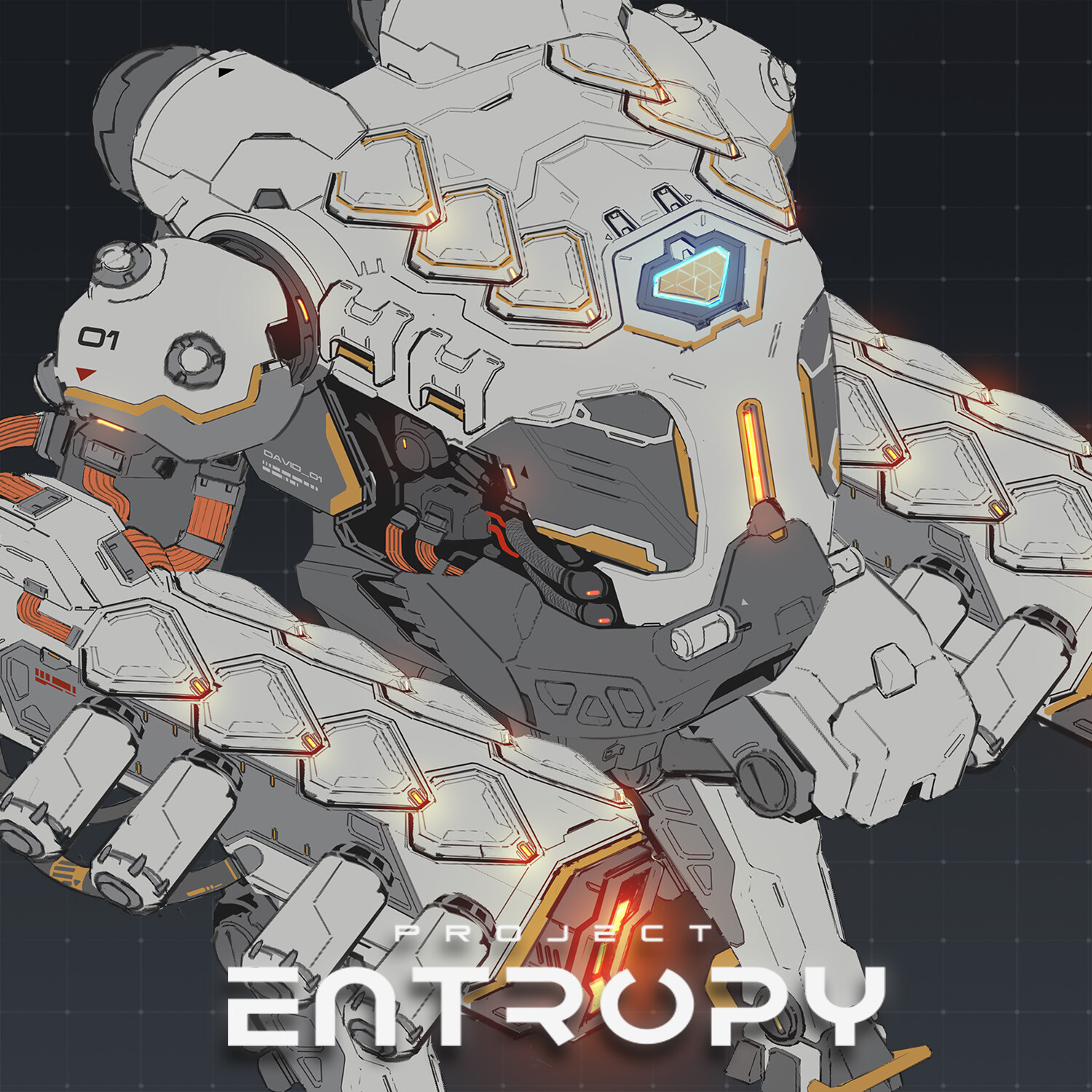 ArtStation - mecha design_Firepower