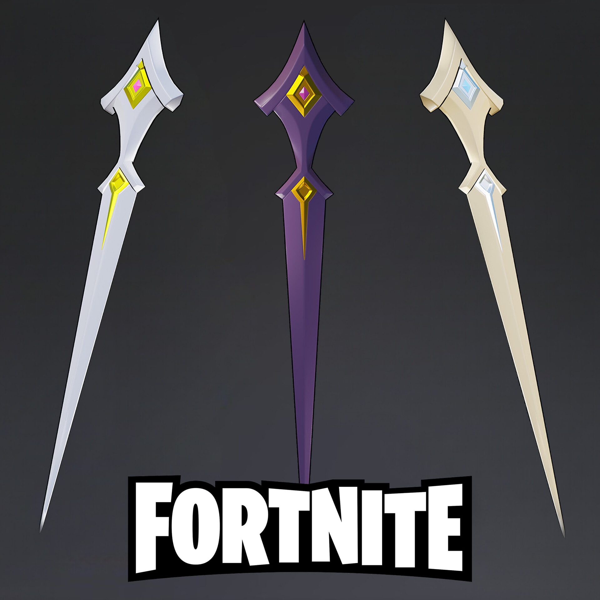 ArtStation - Guardian daggers pickaxe