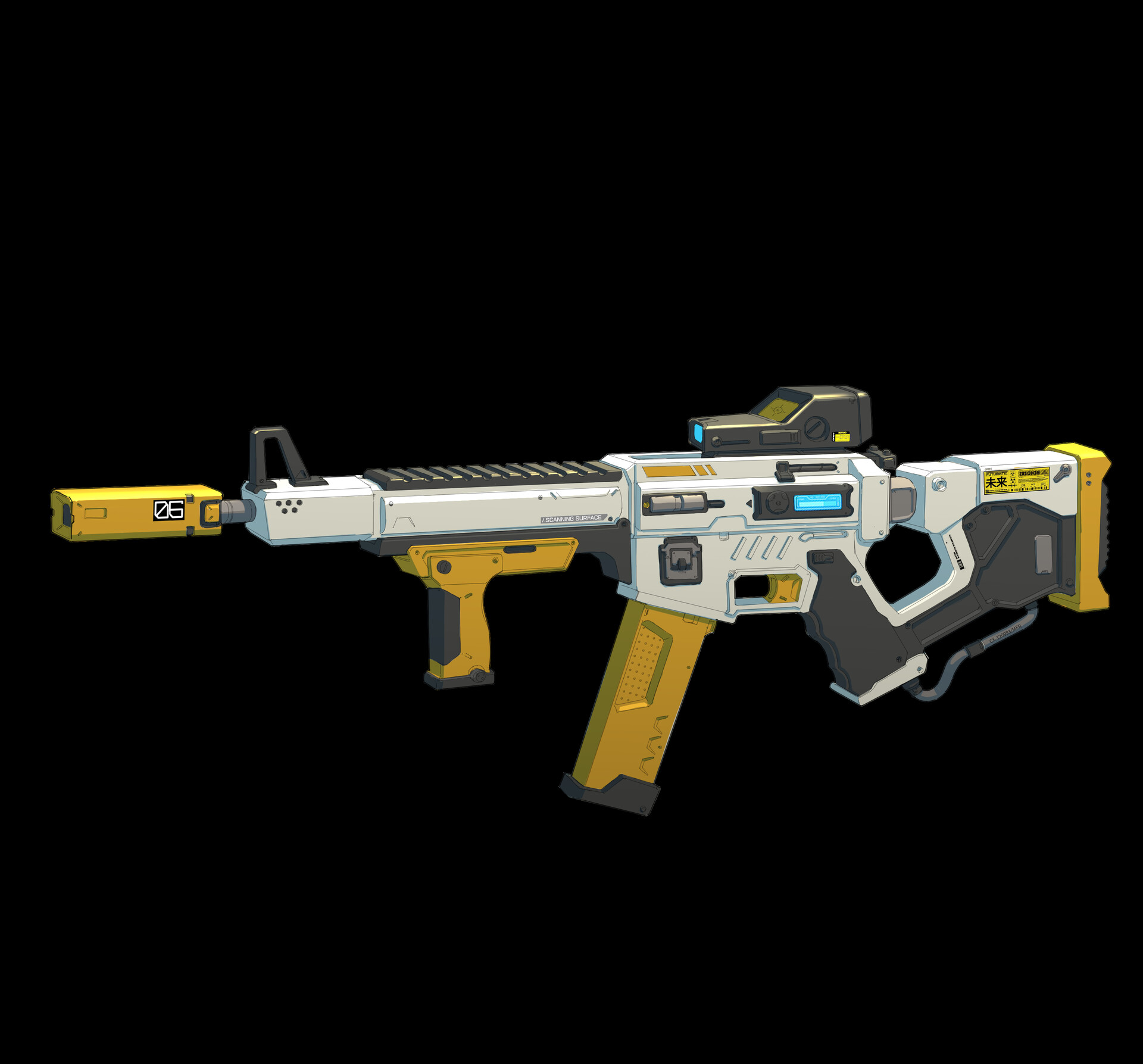 ArtStation - A gun design exercise