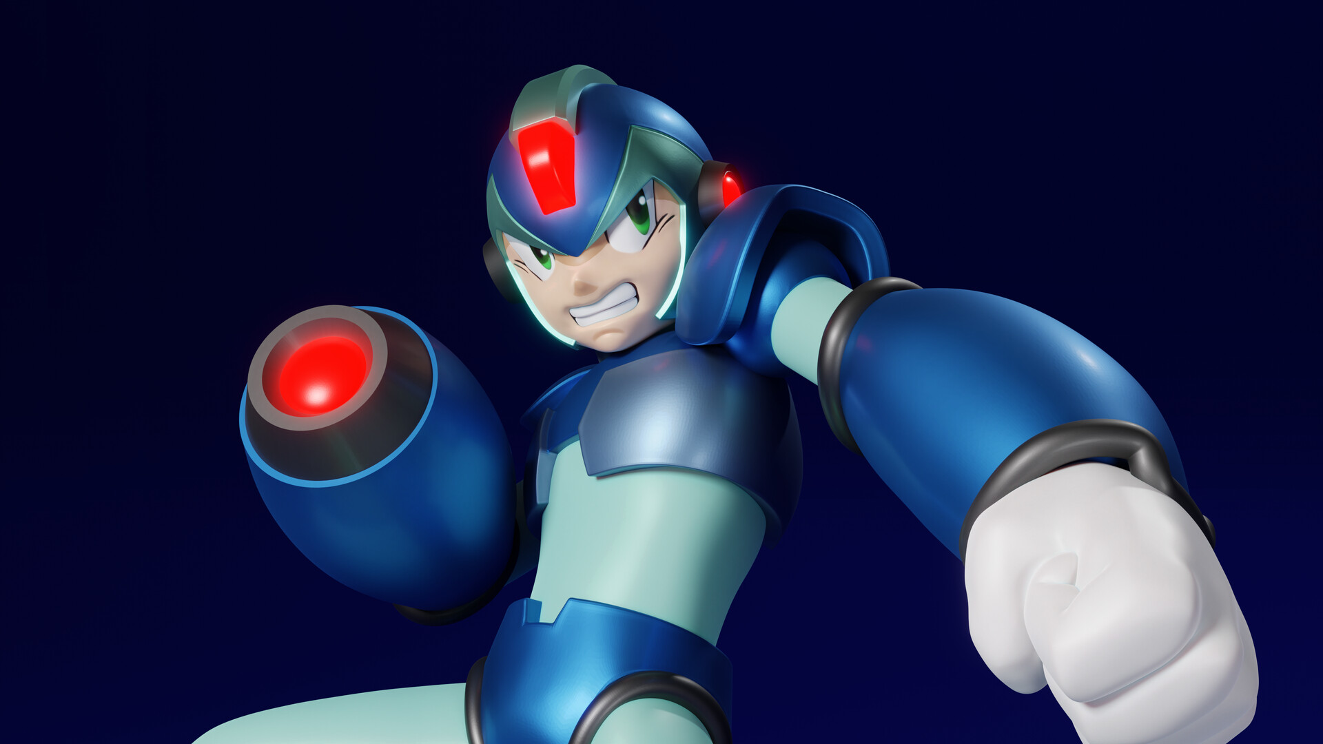 ArtStation - Mega Man X - 3D printing fan art