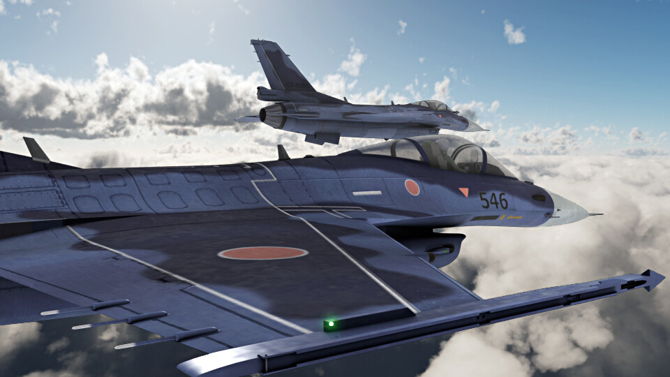 ArtStation - Mitsubishi F-2 Multirole Fighter