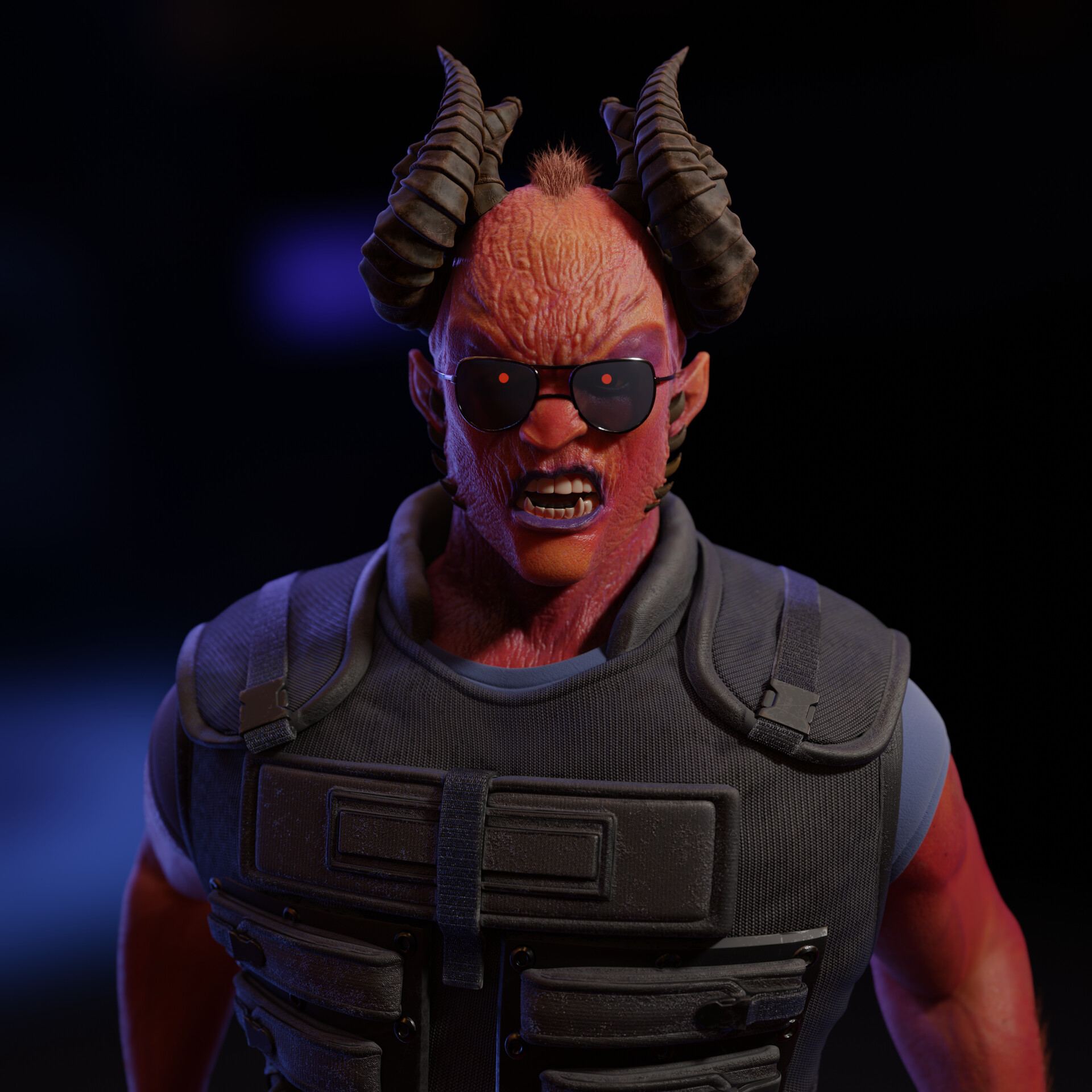 ArtStation - Demon Cop