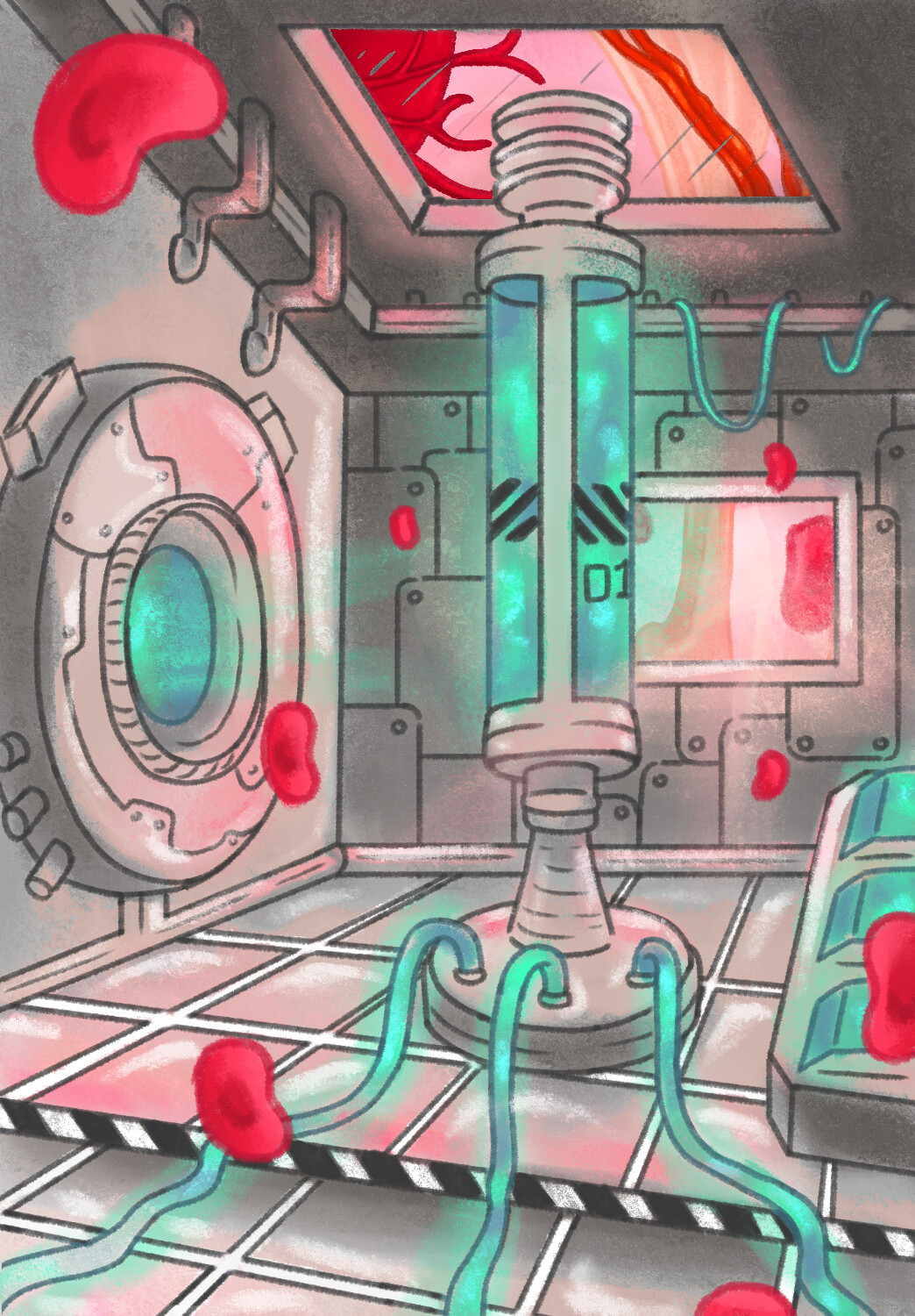 ArtStation - Laboratory background concept art 1