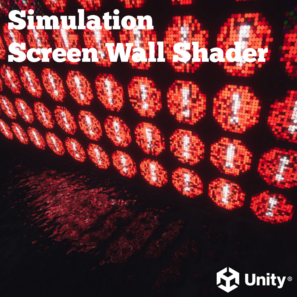 ArtStation - Simulation Screen Wall Shader [Unity]