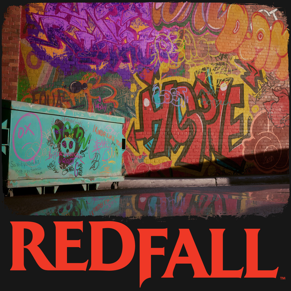 ArtStation - Redfall: Graffiti