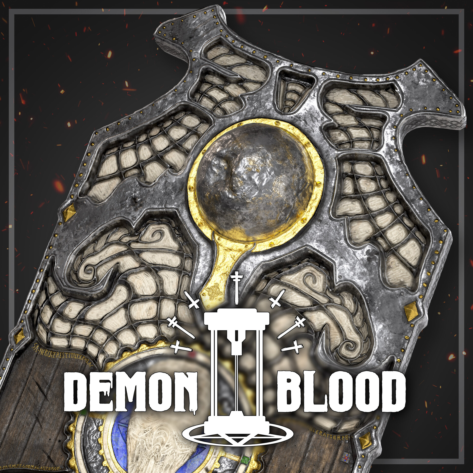 ArtStation - Demon's Blood - Celtic Ceremonial Shield