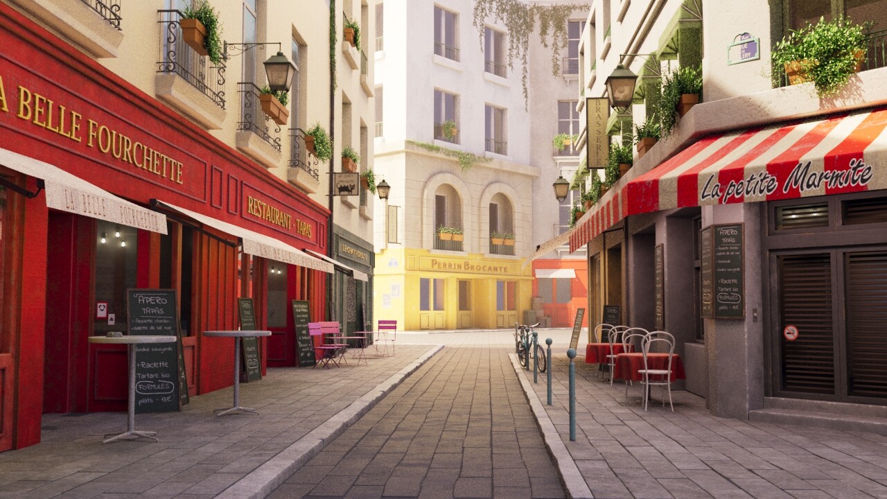 ArtStation - Lighting exterior day