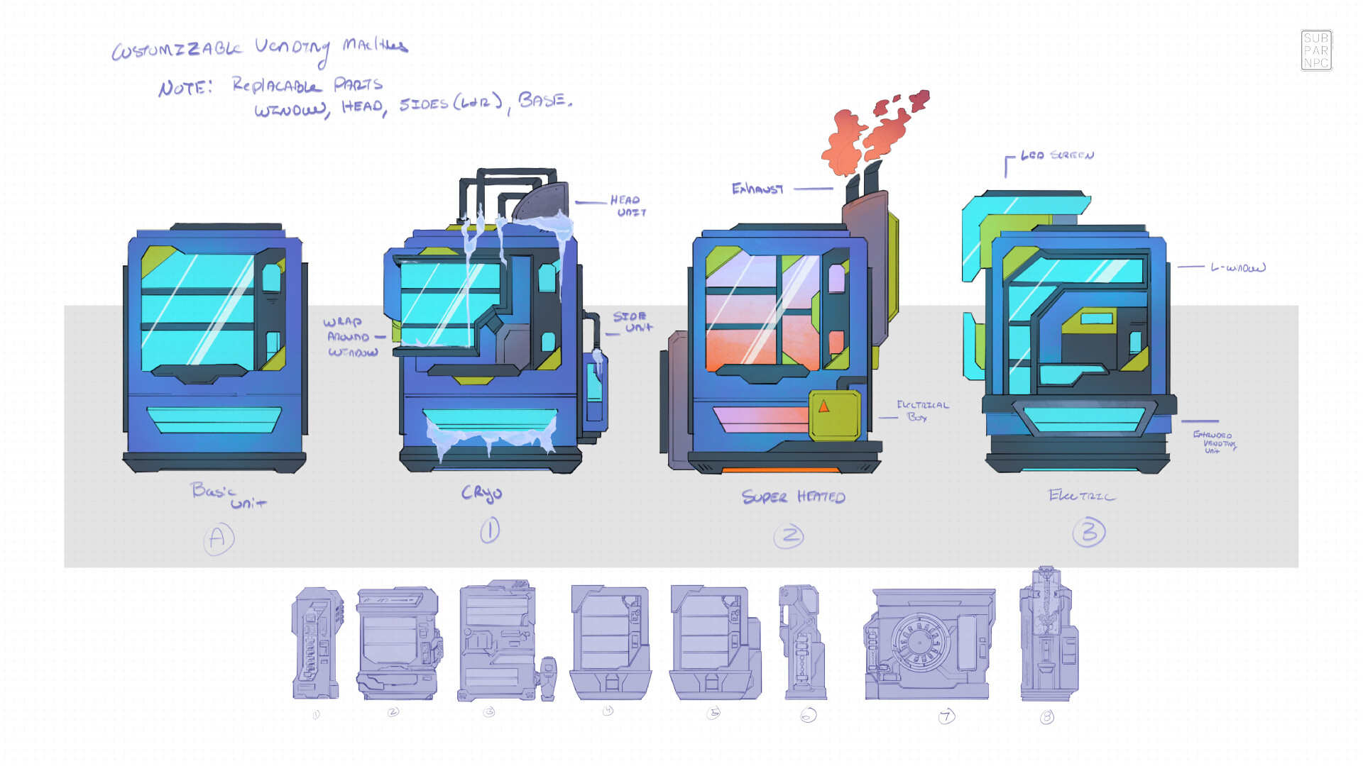 ArtStation - Vending Machine Concepts