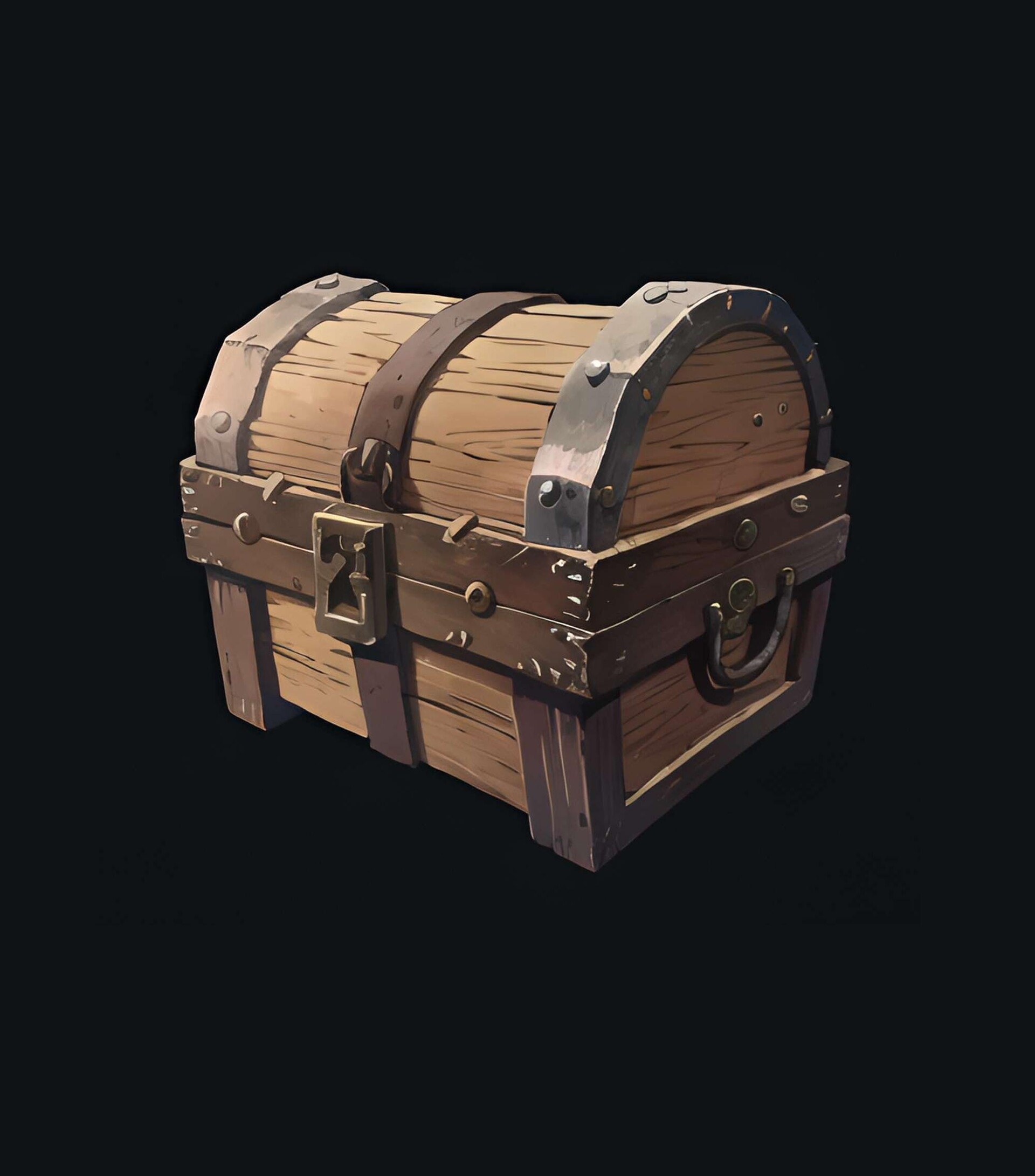 ArtStation - Fantasy Chest 3D Model Render