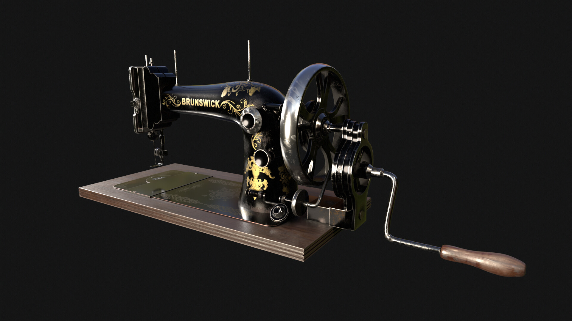 ArtStation - 3D sewing machine