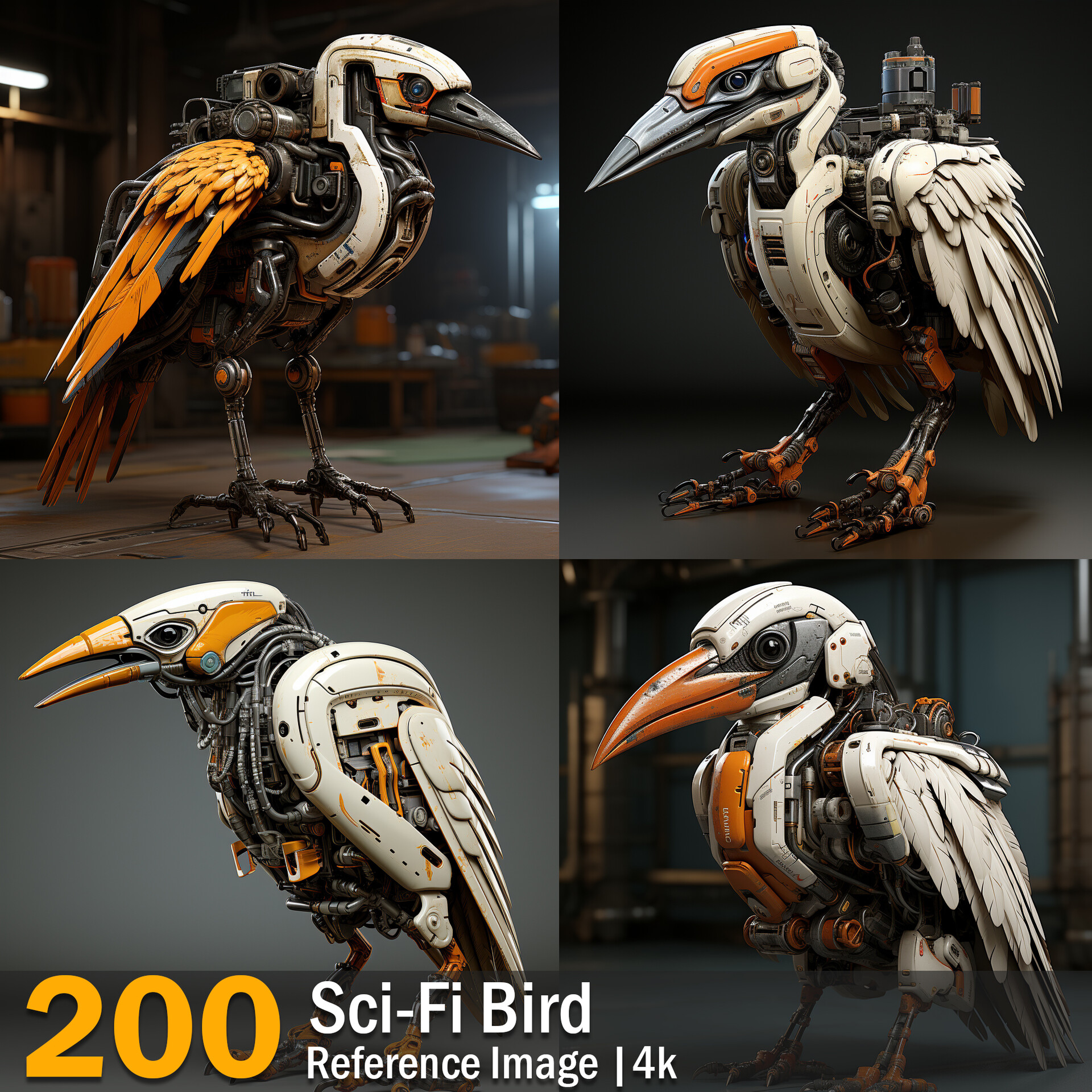 ArtStation - Sci-Fi Bird | Reference Images | 4K