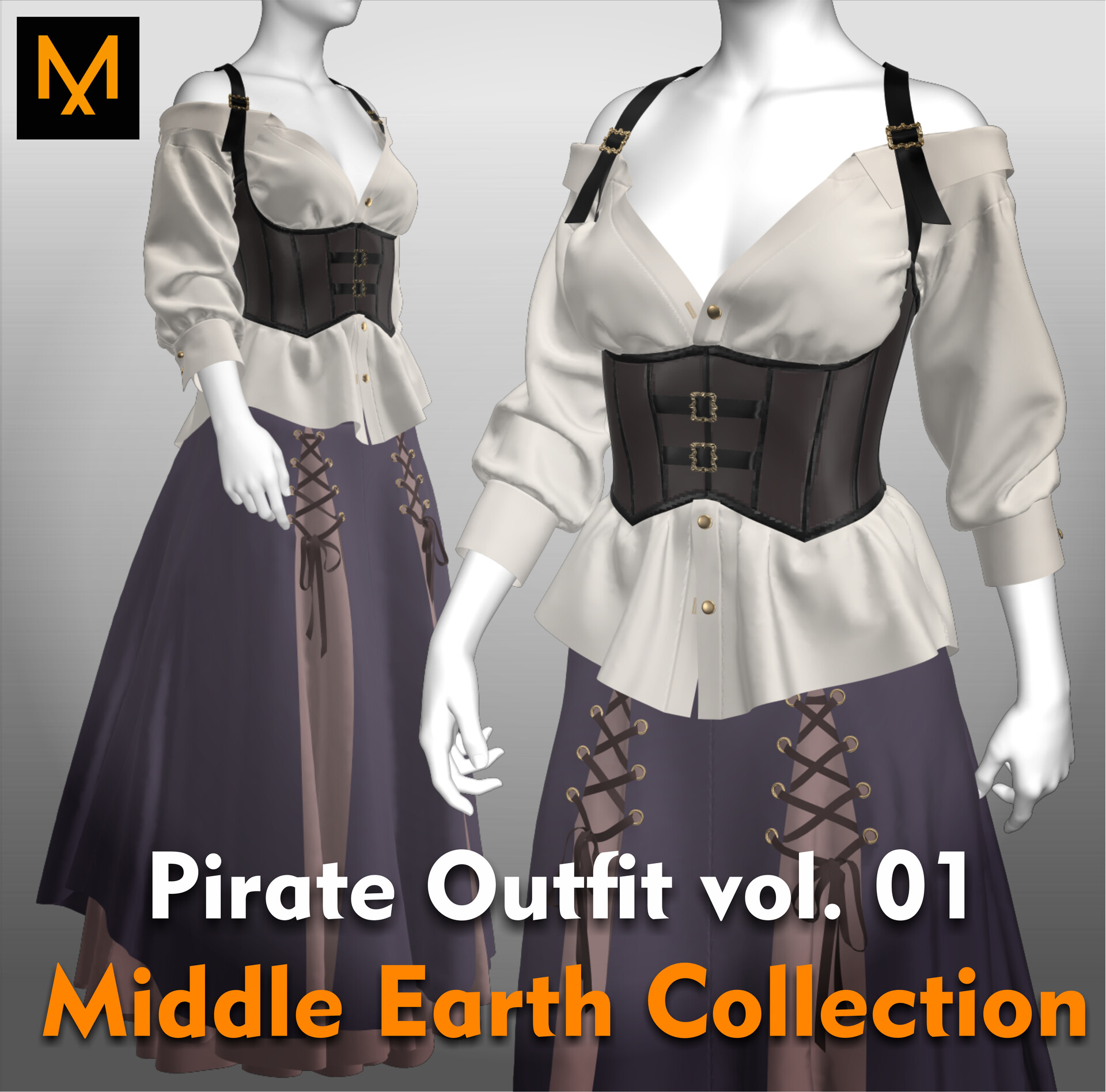 ArtStation - Pirate Outfit vol.1 - Middle Earth Collection