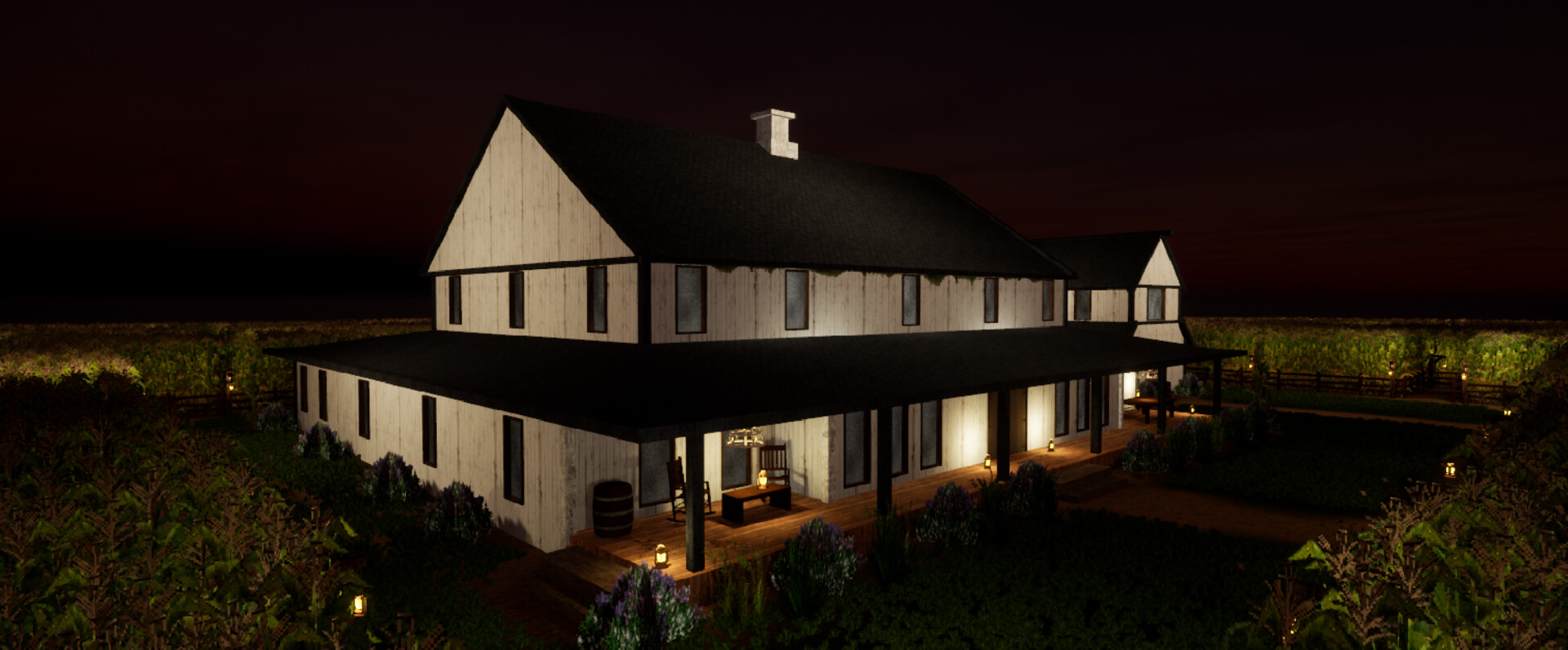 ArtStation - Low Poly / PSX Farm House